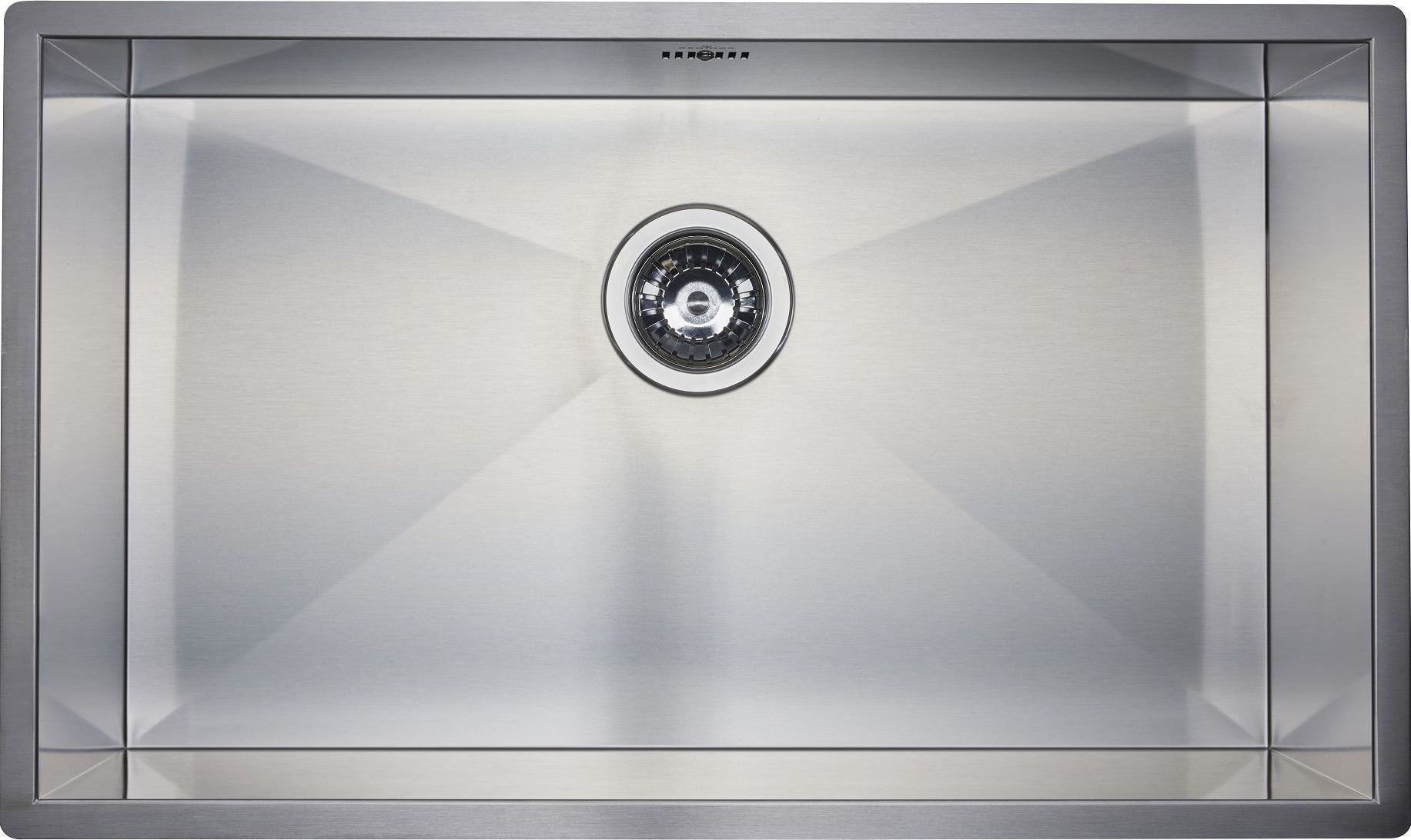 Большая кухонная мойка из нержавейки под столешницу Reginox Ontario 70x40